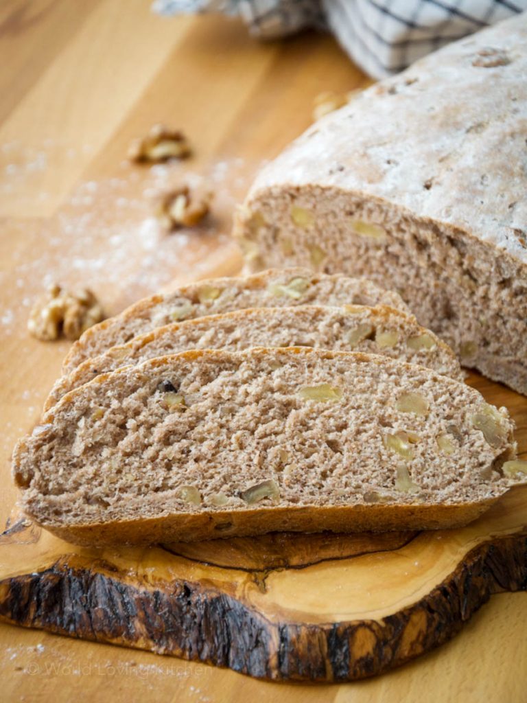 Chestnut & Walnut Bread – World Loving Kitchen
