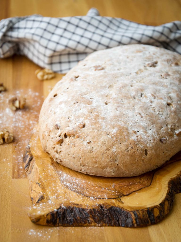 Chestnut & Walnut Bread – World Loving Kitchen