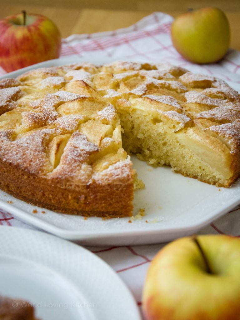 German Apple Cake | Apfelkuchen – World Loving Kitchen