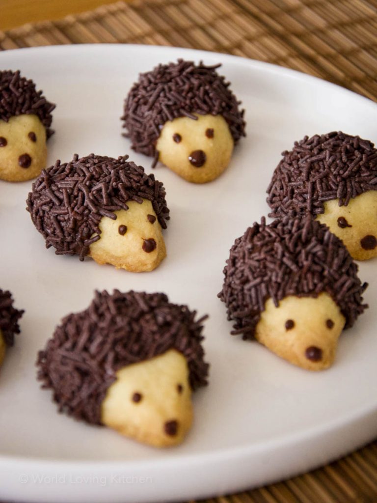 Hedgehog Cookies – World Loving Kitchen