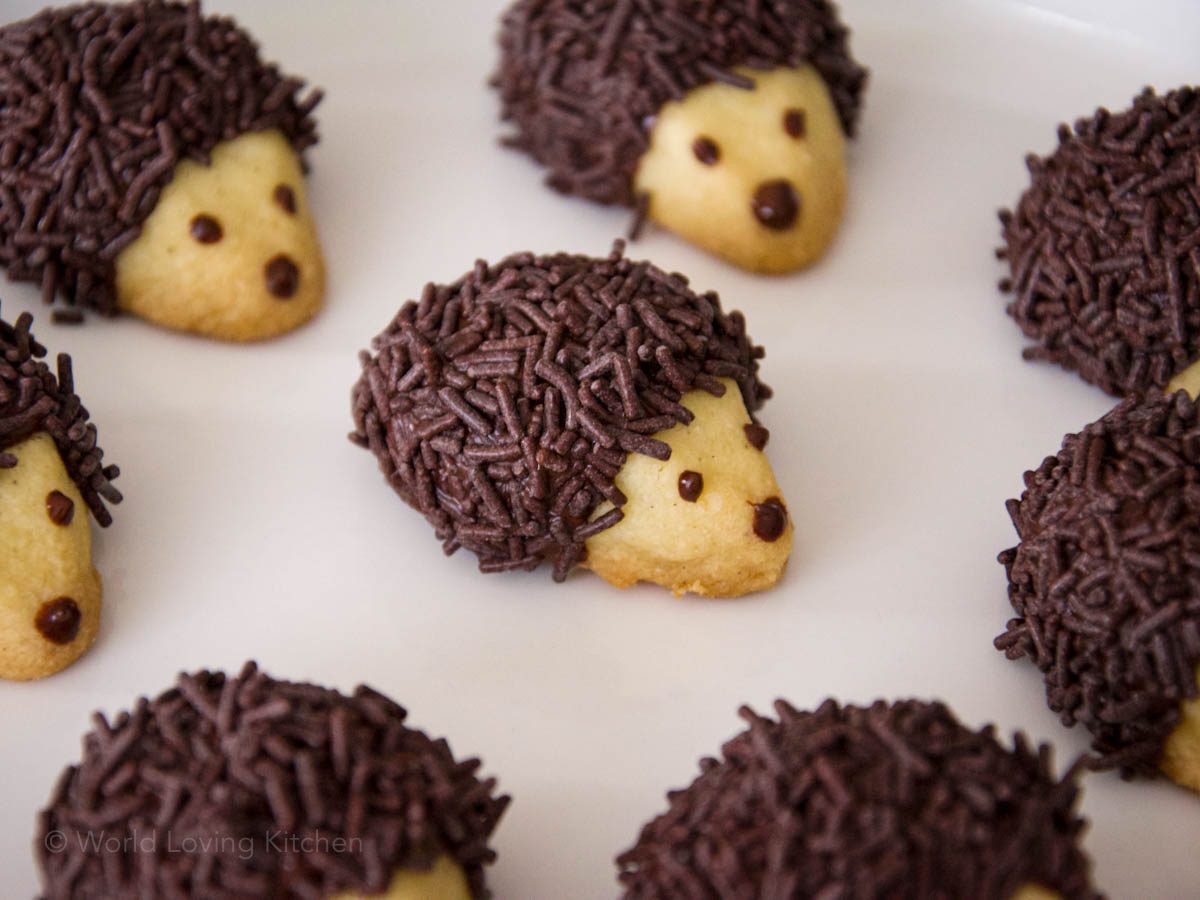 Hedgehog Cookies – World Loving Kitchen
