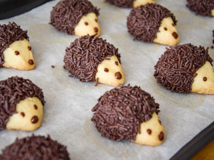 Hedgehog Cookies – World Loving Kitchen