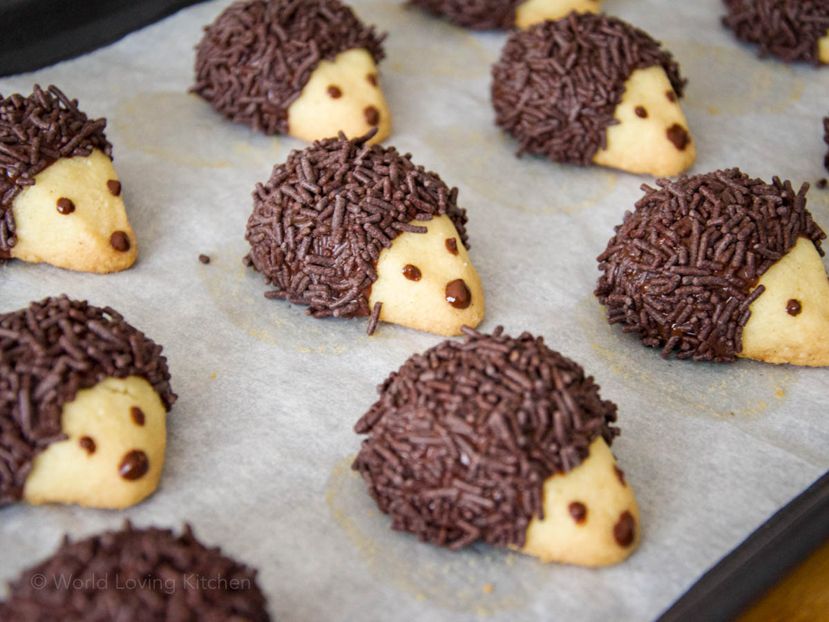 Hedgehog Cookies – World Loving Kitchen