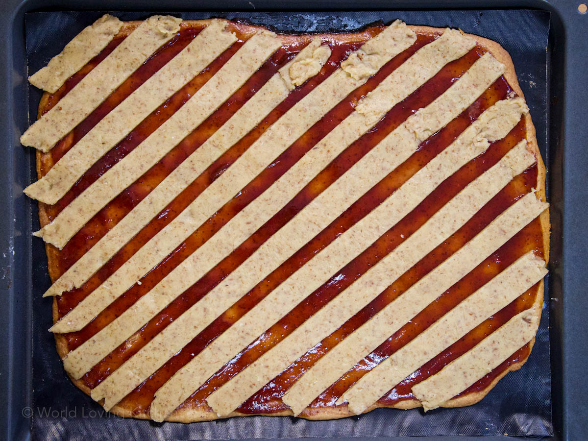 Austrian Linzer Stripes Christmas Cookies | ‘Linzer Streifen’ – World ...