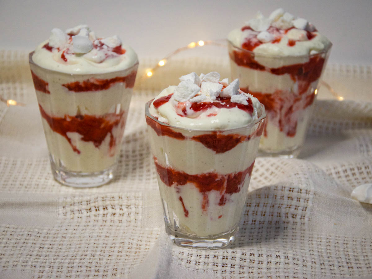 Eton Mess | Classic British Dessert with Whipped Cream, Strawberry ...
