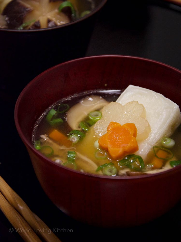 Ozoni お雑煮 Kanto Style | Japanese New Year’s Mochi Soup – World Loving ...