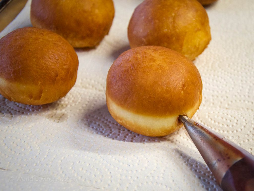 German Donuts filled with Strawberry Jam | ‘Berliner’ – World Loving ...