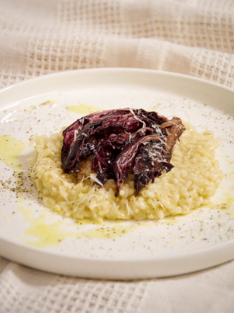 White Wine Risotto with Balsamic-Glazed Radicchio – World Loving Kitchen