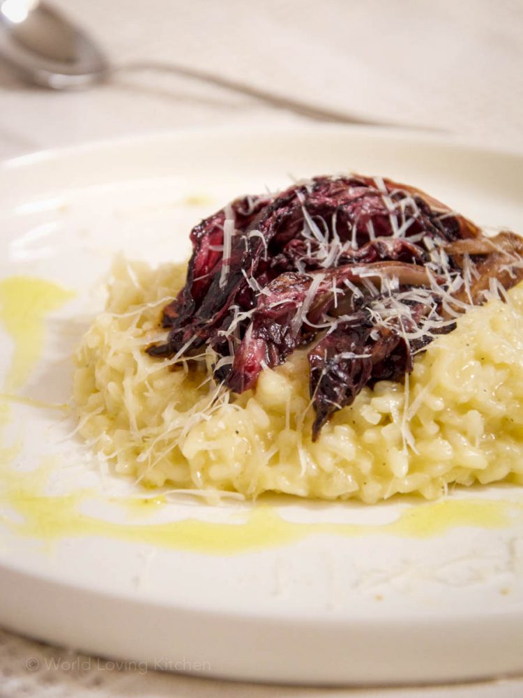 White Wine Risotto with Balsamic-Glazed Radicchio – World Loving Kitchen