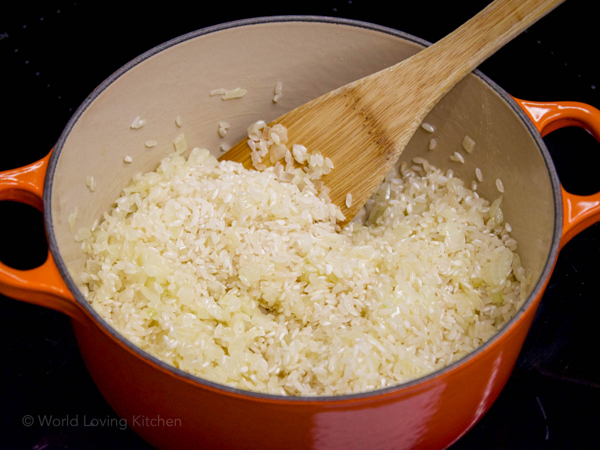 White Wine Risotto with Balsamic-Glazed Radicchio – World Loving Kitchen