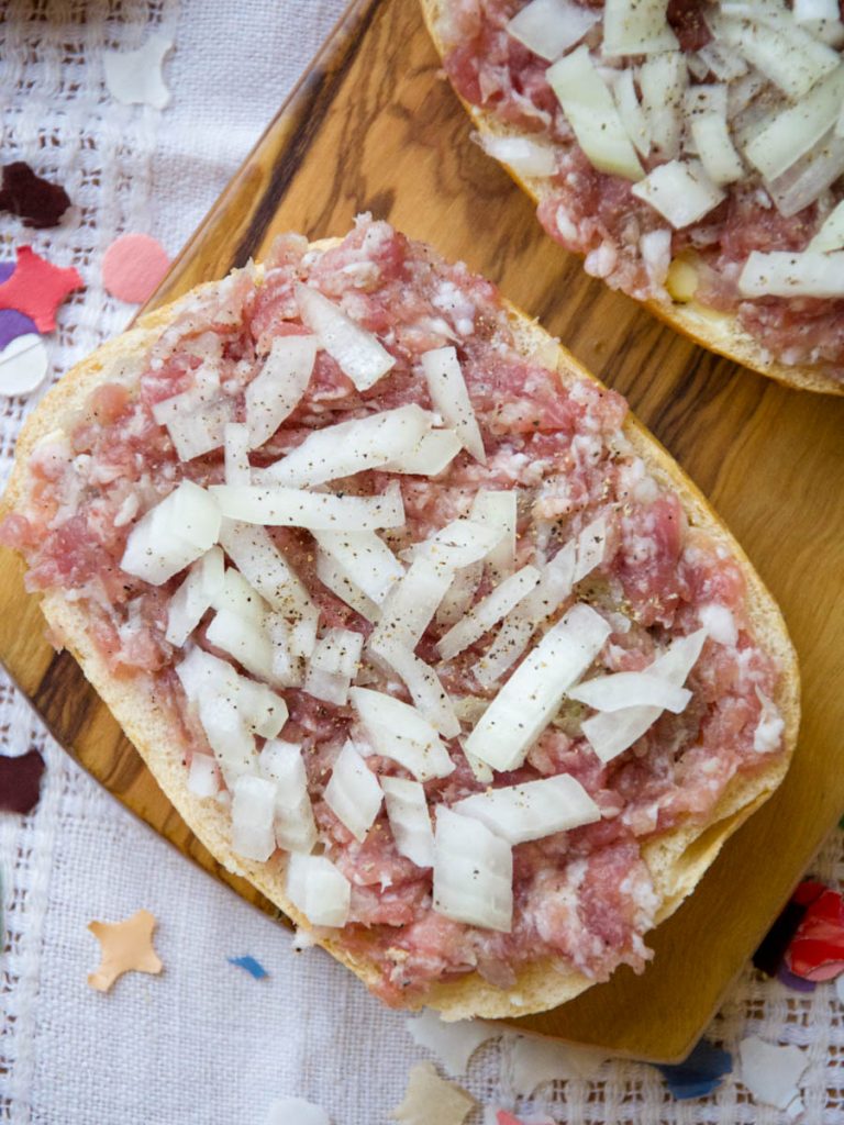 German Mettbrötchen | Raw Minced Pork Sandwiches – World Loving Kitchen