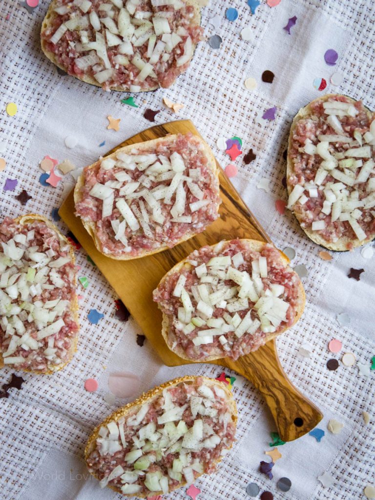 German Mettbrötchen | Raw Minced Pork Sandwiches – World Loving Kitchen