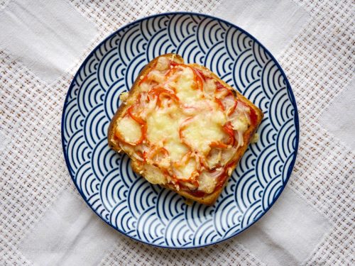 Japanisches Pizza Toast | ピザトースト – World Loving Kitchen