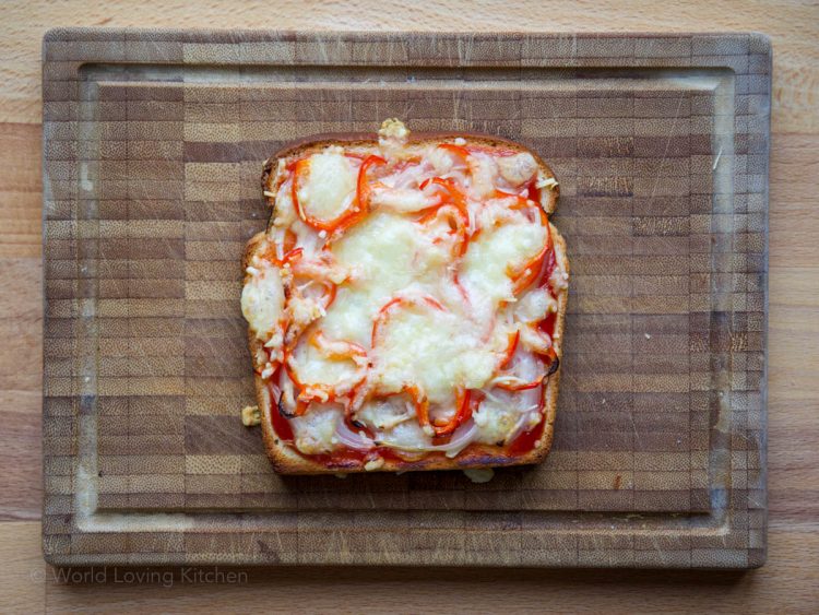 Japanisches Pizza Toast | ピザトースト – World Loving Kitchen