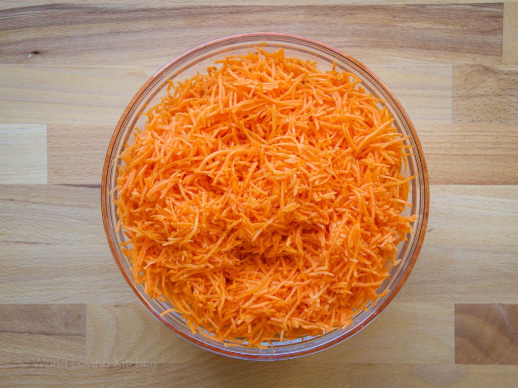 Easy Raw Carrot Salad with Citrus Dressing – World Loving Kitchen