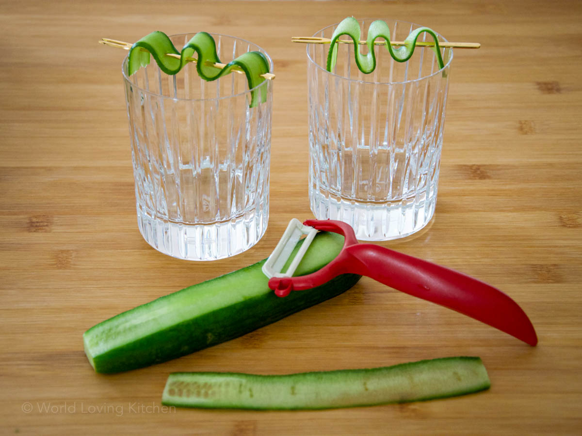 Elderflower Vodka Tonic with Cucumber & Basil – World Loving Kitchen