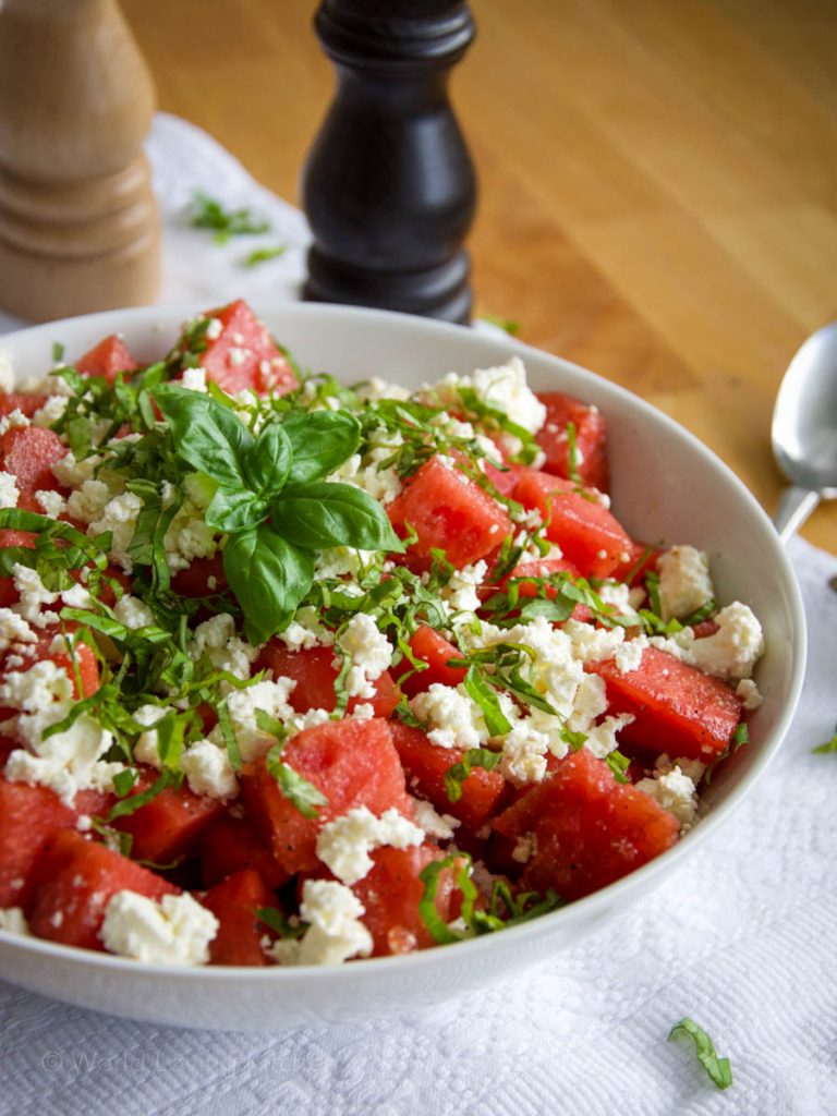 Greek Watermelon & Feta Salad | Simple and Delicious Summer Recipe ...