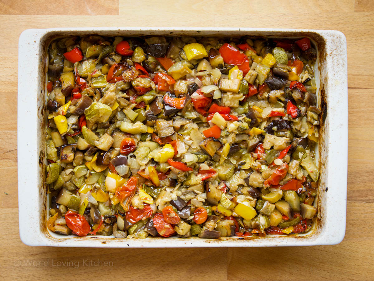 Traditional Greek Briam | Delicious Mediterranean Oven-Roasted ...