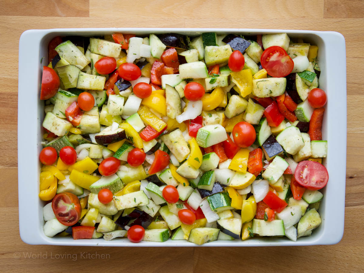 Traditional Greek Briam | Delicious Mediterranean Oven-Roasted ...