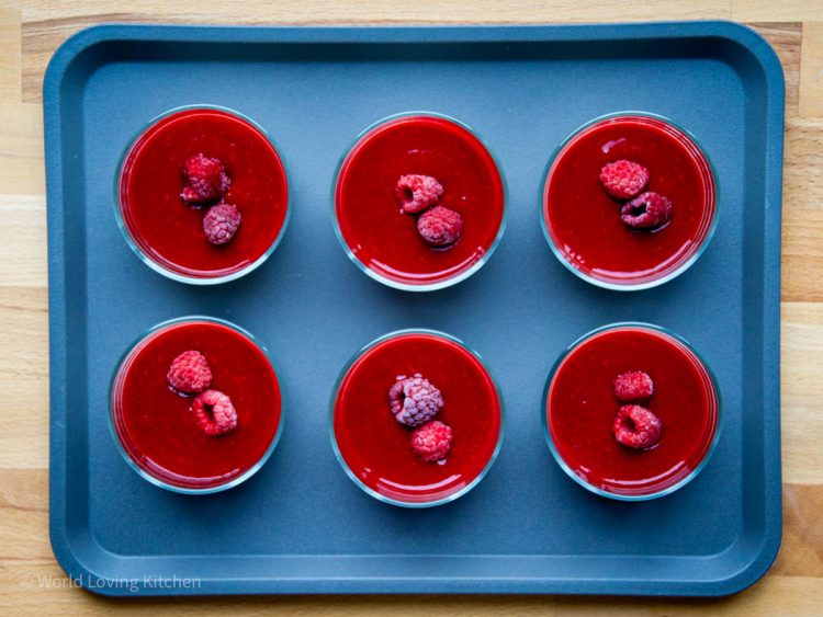 Panna Cotta with Raspberry Sauce – World Loving Kitchen