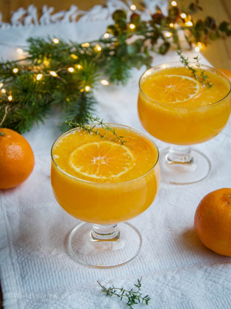 Clementine Champagne Cocktail – World Loving Kitchen