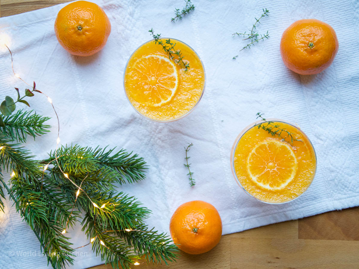 Clementine Champagne Cocktail – World Loving Kitchen