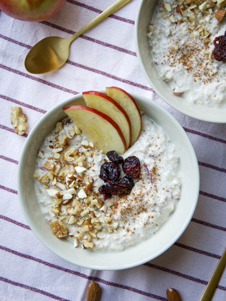 Classic Bircher Muesli – Swiss Oatmeal with Apples & Nuts – World ...