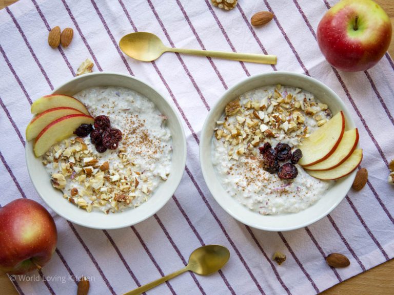 Classic Bircher Muesli – Swiss Oatmeal with Apples & Nuts – World ...